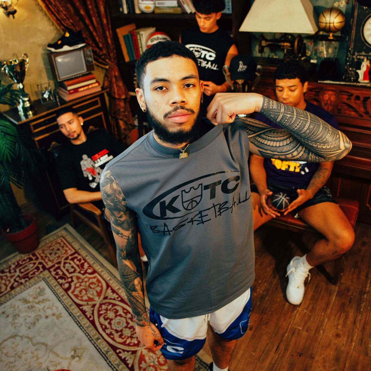 KOTC AND1 "Basketball" Muscle Tee - Gray – Kings of the Court PH