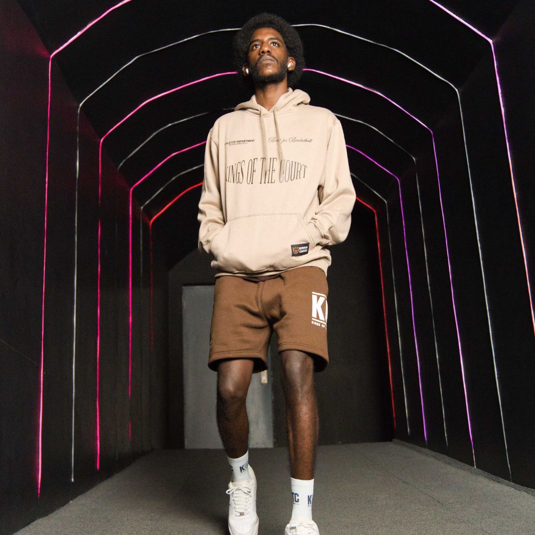 KOTC Built for Basketball Hoodie - Khaki – Kings of the Court PH