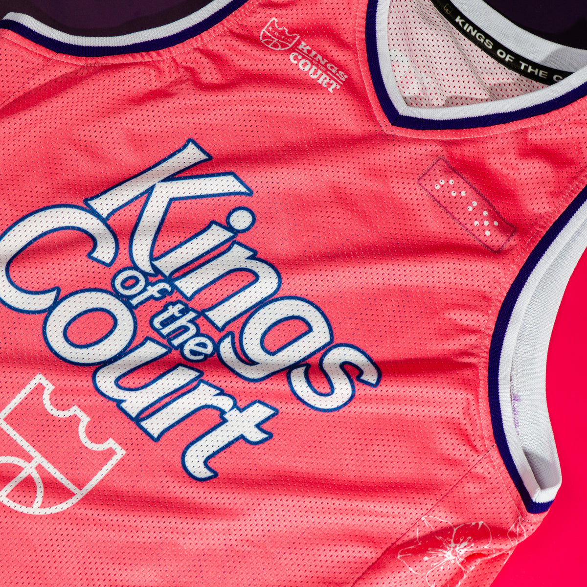 KOTC Run The World 3.0 "Bloom City" Jersey Mesh Top in Hot Pink | King ...