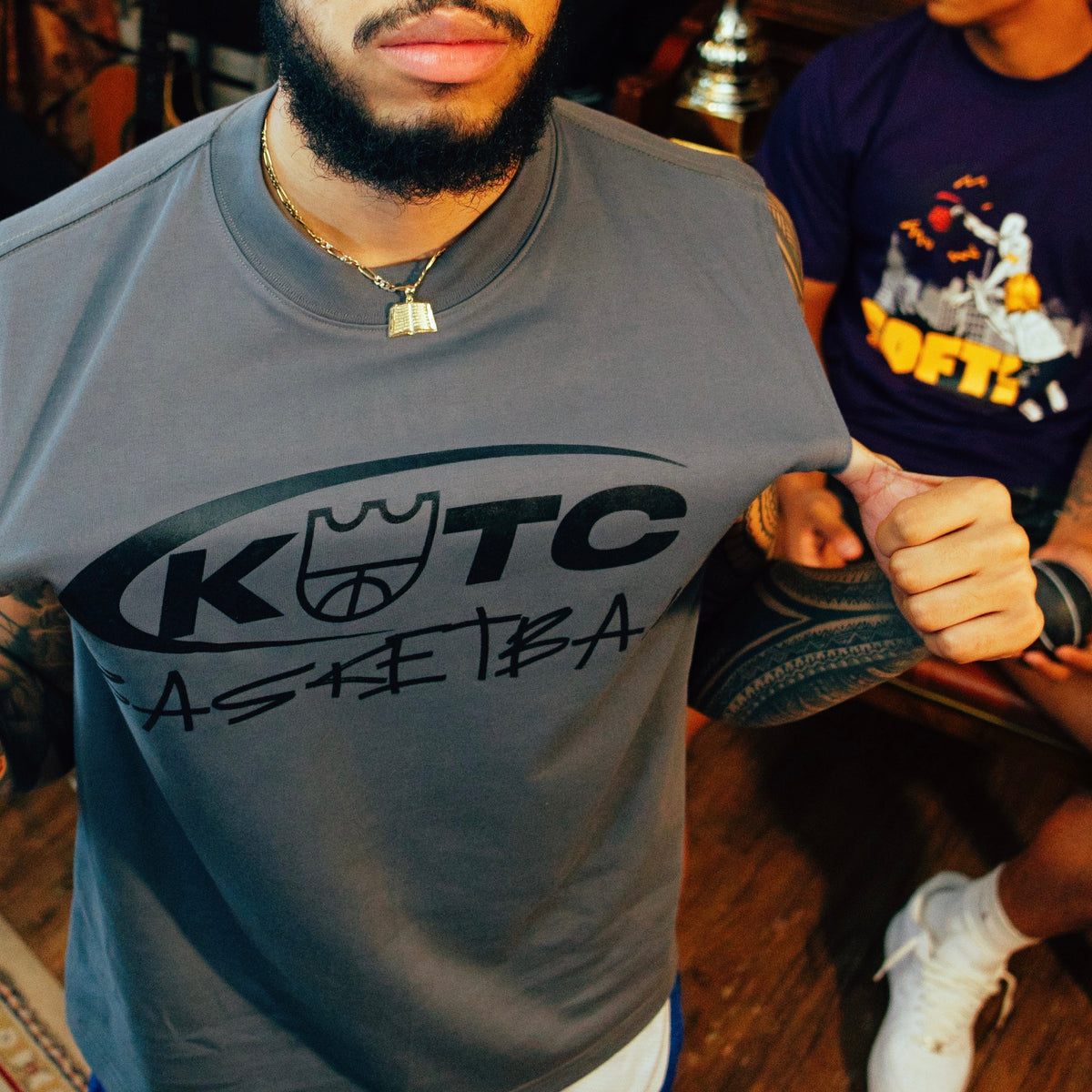 KOTC AND1 "Basketball" Muscle Tee - Gray – Kings of the Court PH
