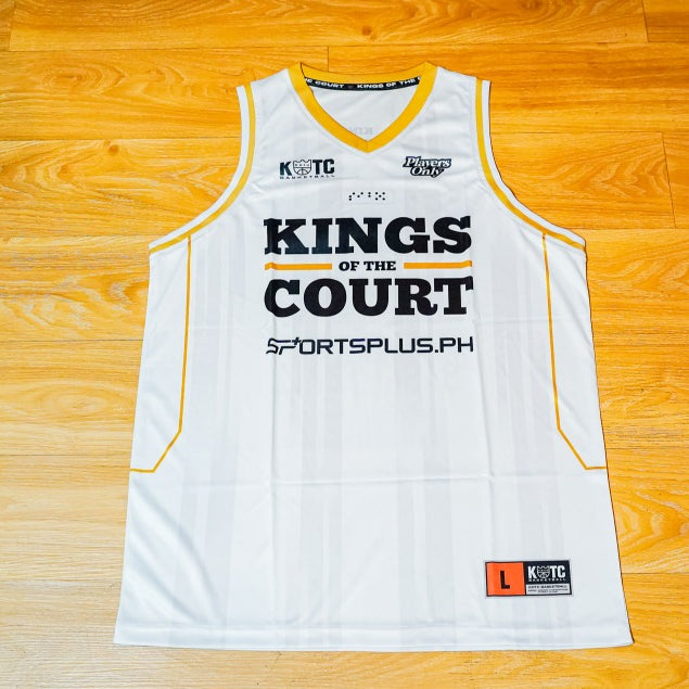 KOTC Classic Jersey Standard Top - White – Kings of the Court PH