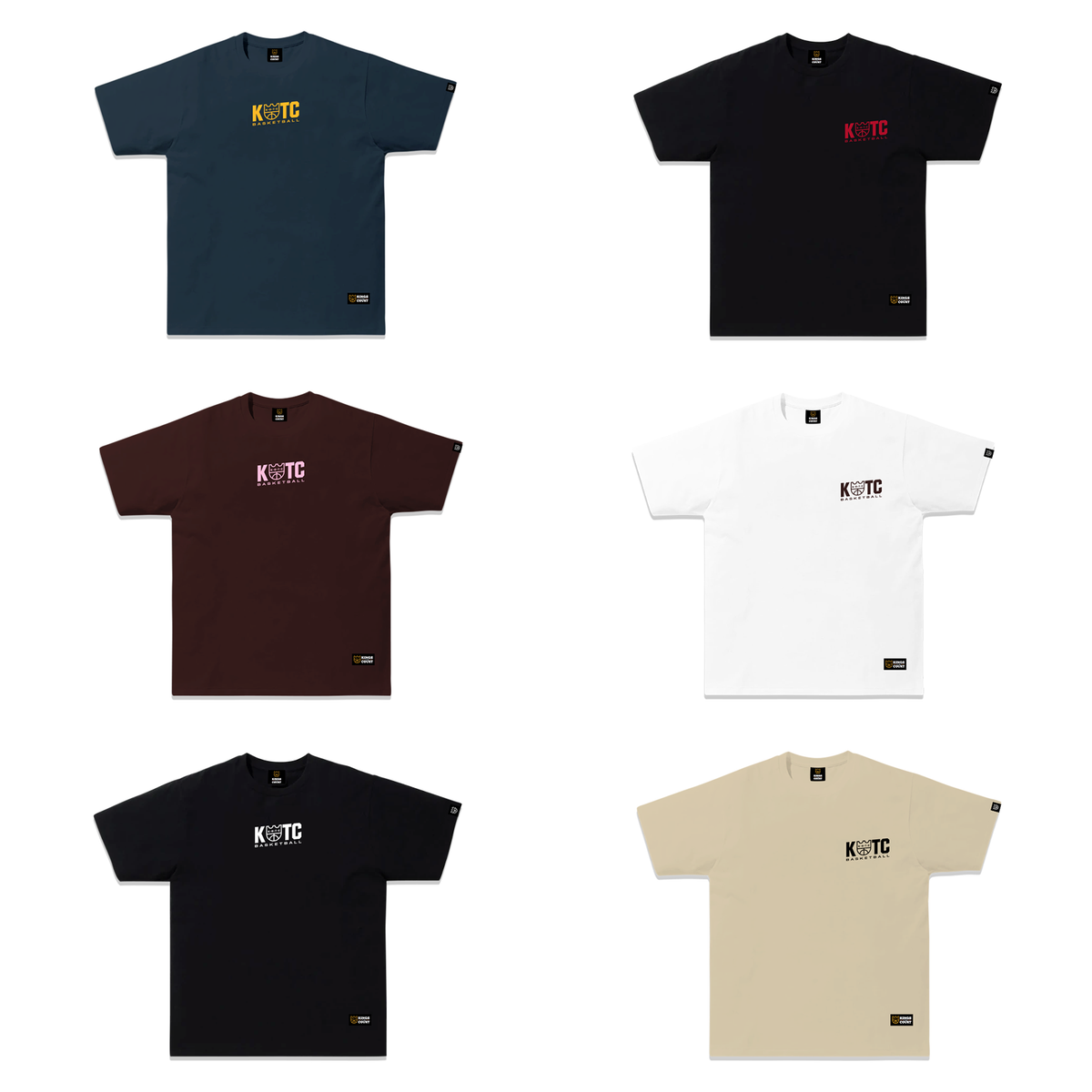 KOTC Basketball T-Shirt in Embossed Print – Kings of the Court PH