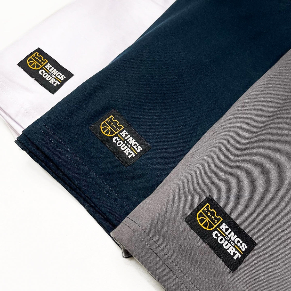 KOTC Daily Tees Pack - White, Cool Gray, Deep Aqua – Kings of the Court PH